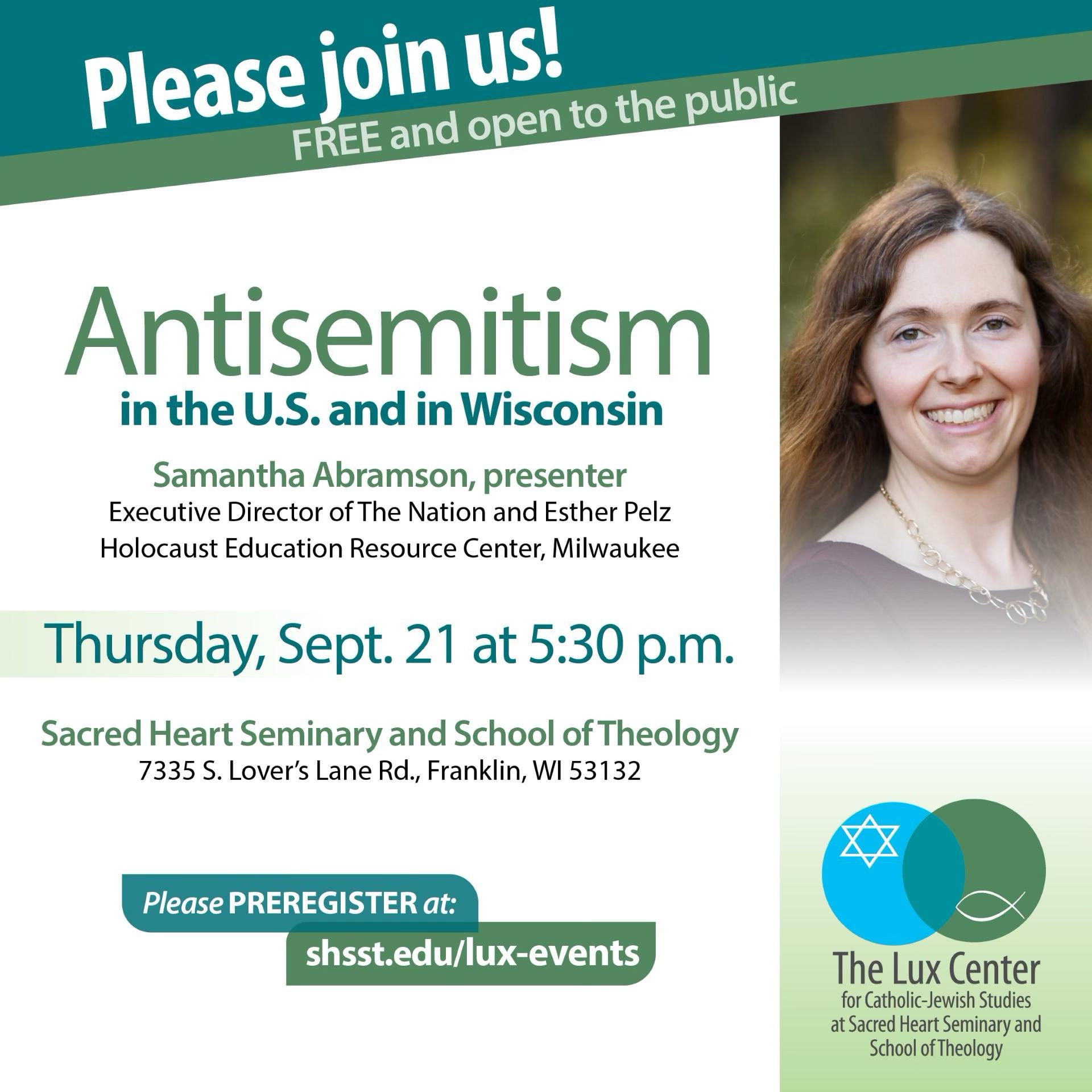 RESCHEDULED – Exploring American Antisemitism from Colonial Times to ...